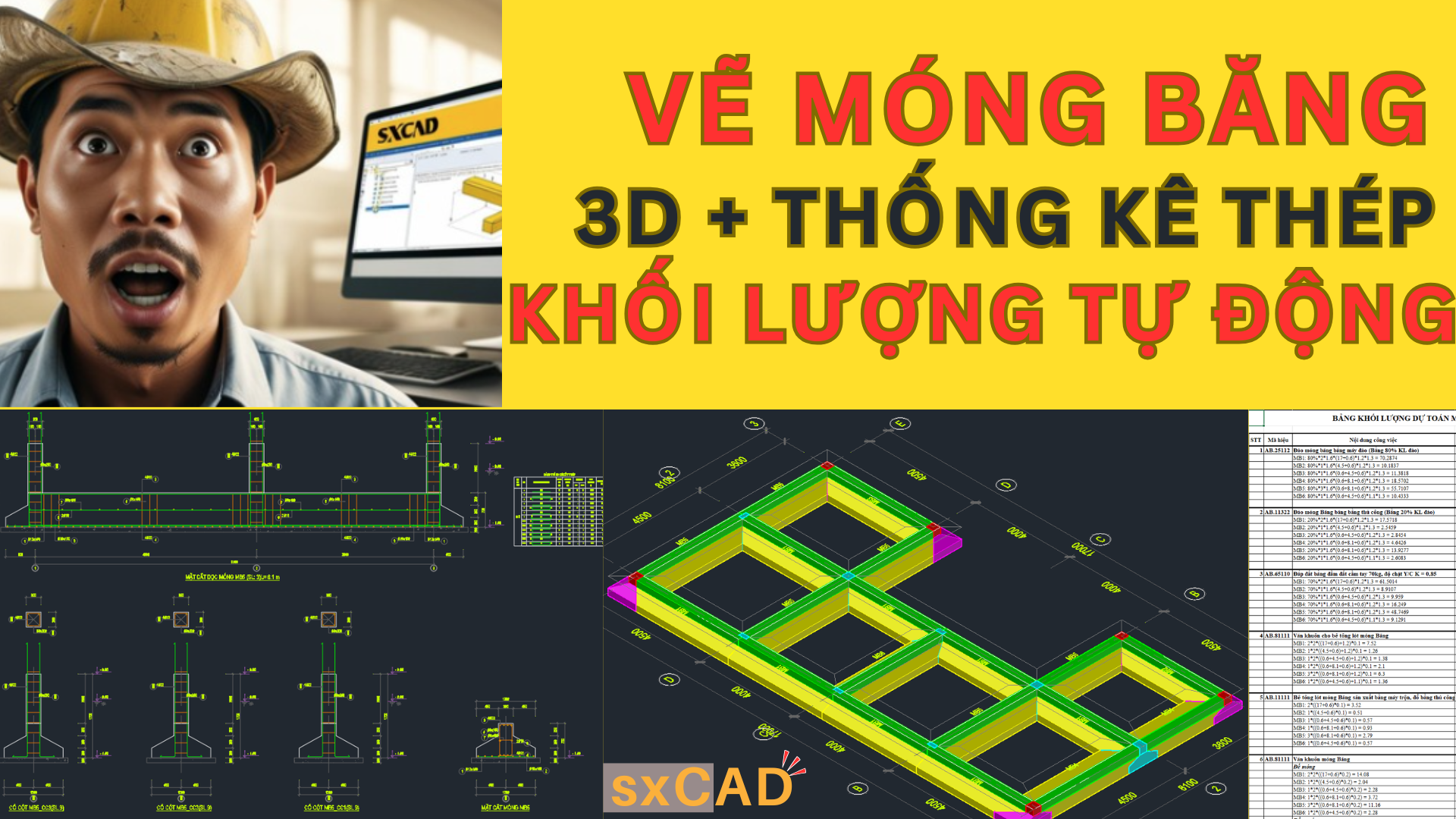 sxCAD Vẽ nhanh Shop & khối lượng tự động